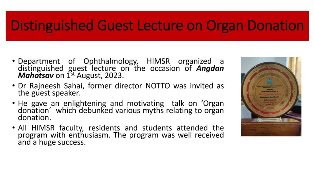 ANGDAAN MAHOTSAV 2023, Pledge Ceremony, led by Prof. Mridu Dudeja, Dean ...