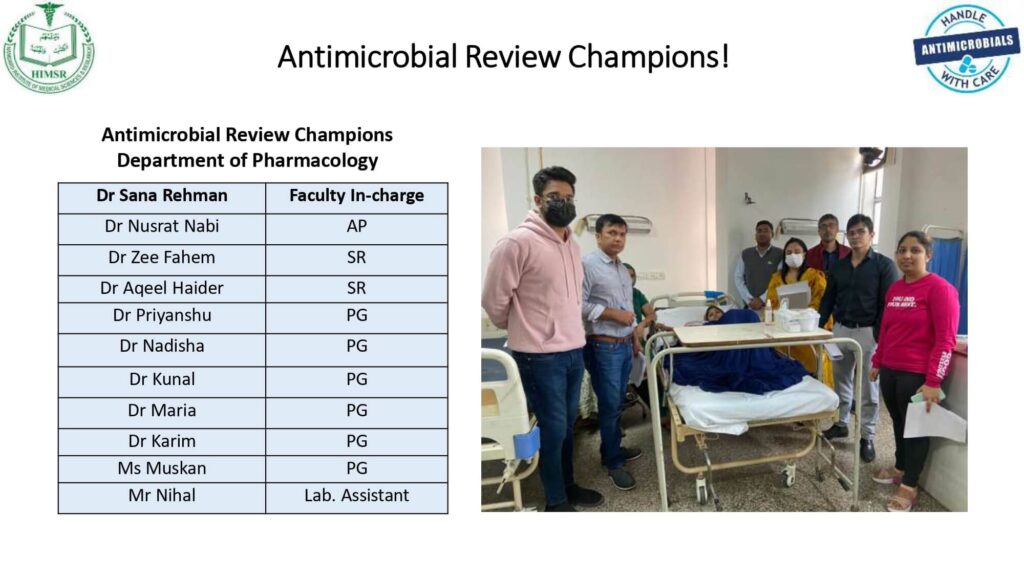 World AMR Awareness Week - Hamdard Institute of Medical Sciences ...