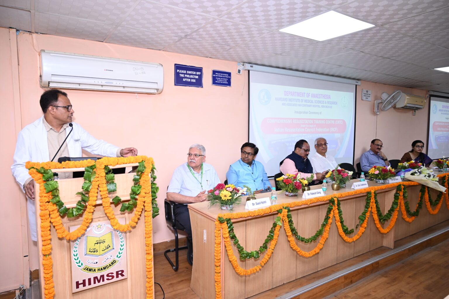 Comprehensive Resuscitation Training Centre (CRTC), Department of Anaesthesia, HIMSR - Hamdard ...